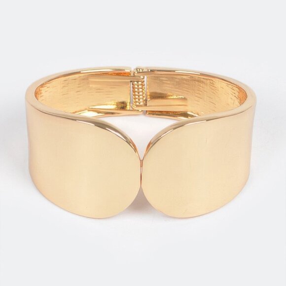 BB Boutique | Jewelry | Metal Spring Hinge Cuff | Poshmark
